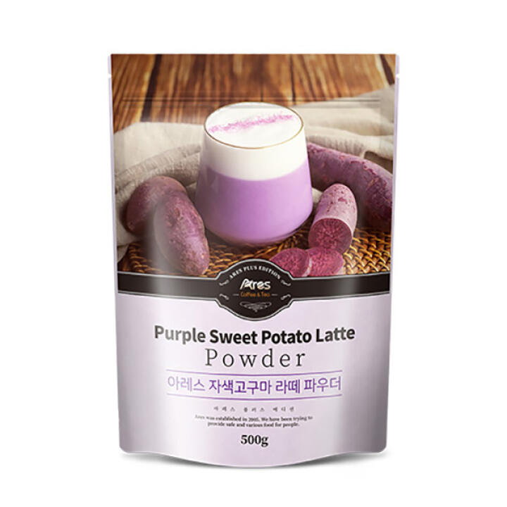 POOM | 아레스 자색고구마 라떼 파우더 500g