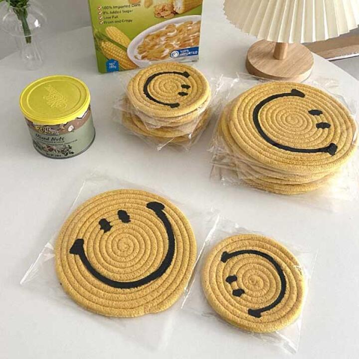 POOM | 스마일 티코스터 냄비받침 2 size