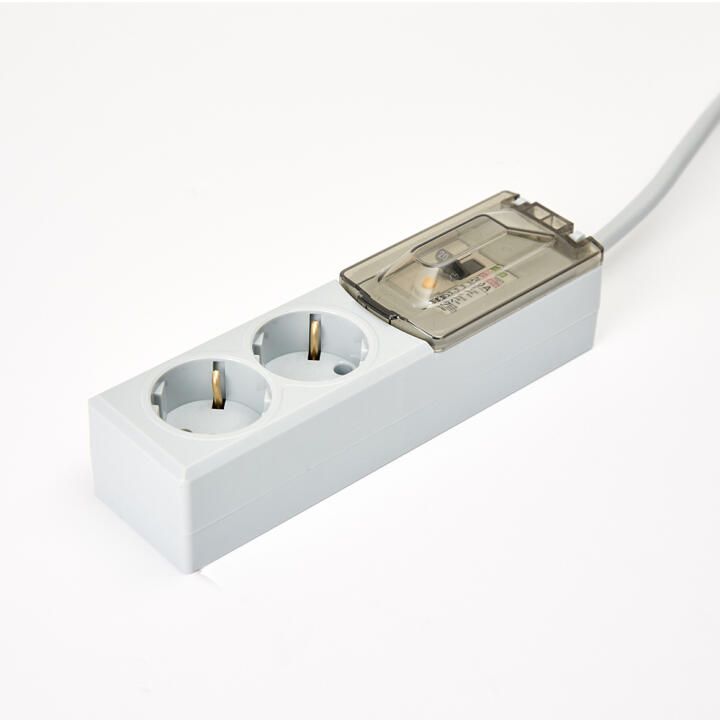 POOM | 2구 고용량멀티탭 접지 누전차단기 멀티콘센트 전선 (20A) 2M 3M 5M