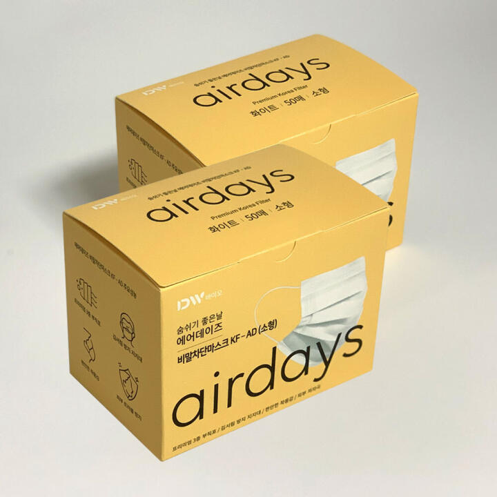 POOM | 에어데이즈 KF-AD 비말차단 마스크 150매 대형