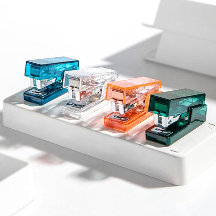 POOM | 델리 누사인 투명 미니 스테이플러 33호침 심포함세트