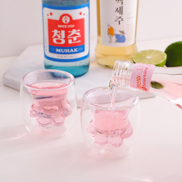 POOM | 감성 소주잔 2P 세트 특이한 예쁜 술잔 집들이 선물