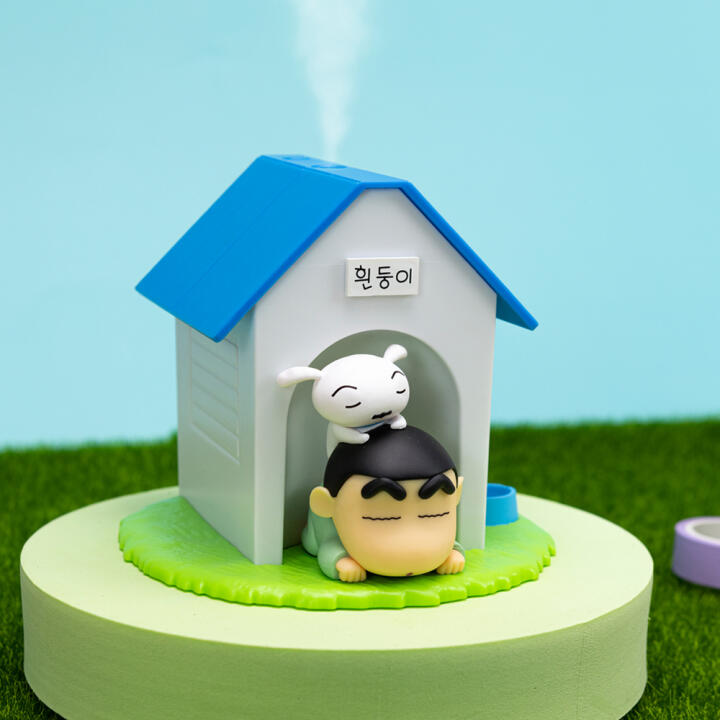 Poom 짱구는 못말려 짱구 흰둥이 피규어 Usb 미니가습기