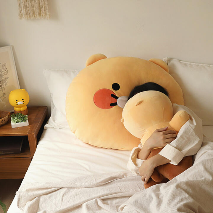 Poom 카카오프렌즈 춘식이 얼굴 대형쿠션 등쿠션