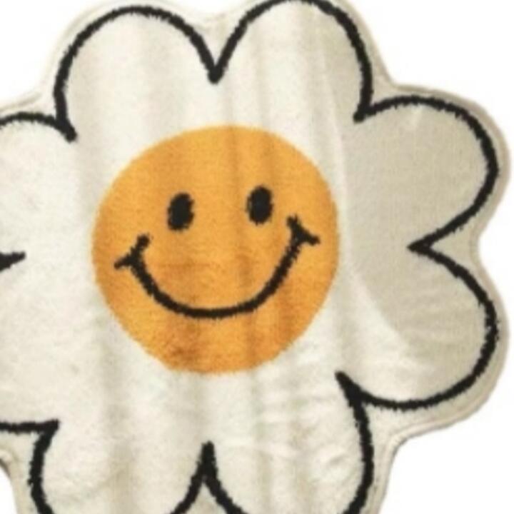 POOM | 귀여운 스마일 러그 60cm 80cm