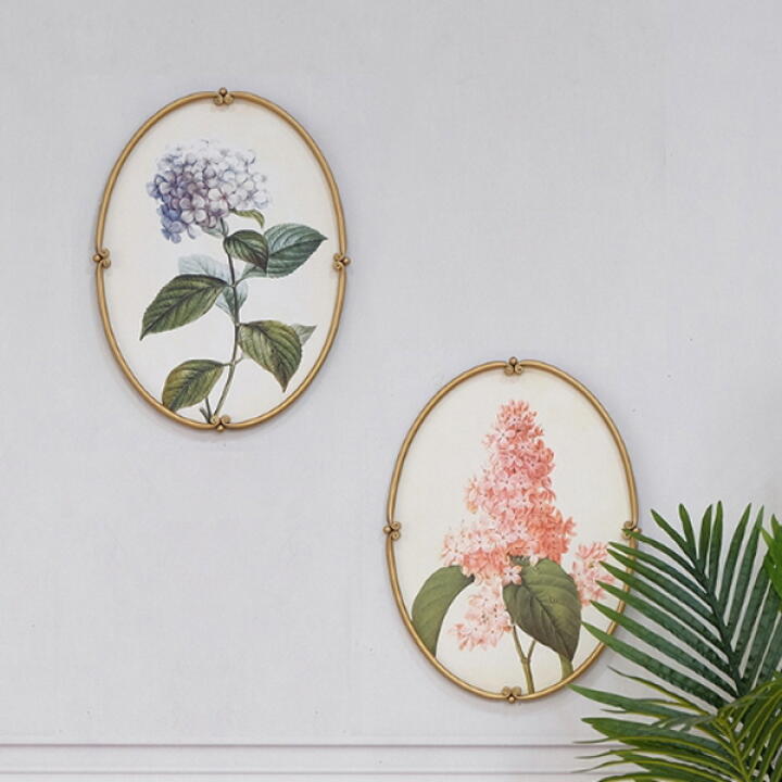 POOM | 오벌 보타니컬 액자 2 types
