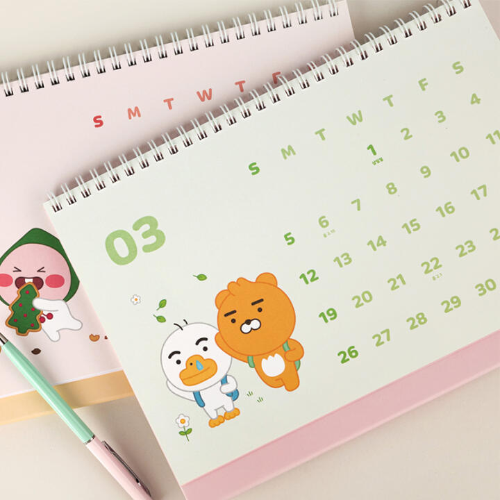 POOM | 카카오프렌즈 2023 가로형 탁상 캘린더