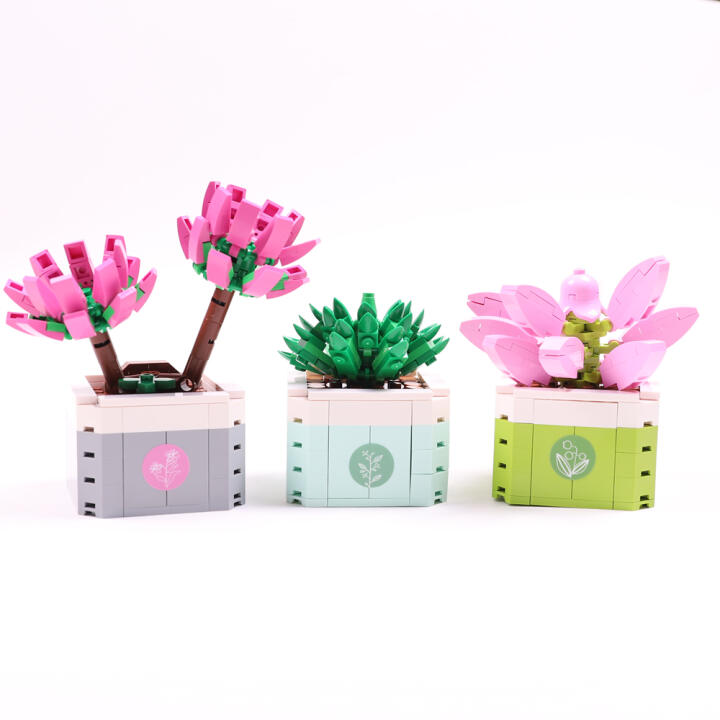 POOM | 레고꽃 화분 블럭 플랜테리어