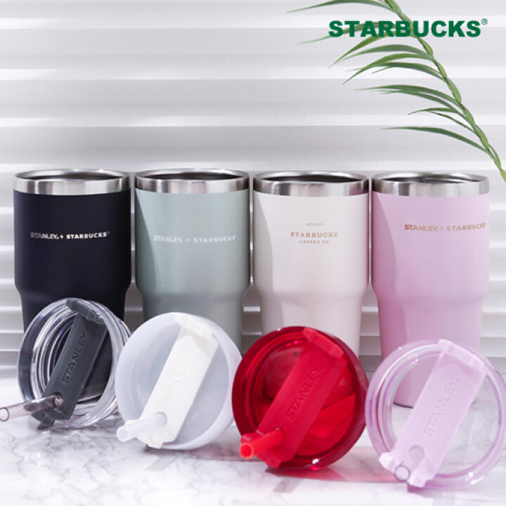 POOM | [스타벅스] 4컬러 DT 스탠리 빨대 텀블러 591ml