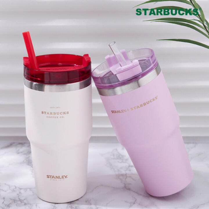 POOM | [스타벅스] 4컬러 DT 스탠리 빨대 텀블러 591ml