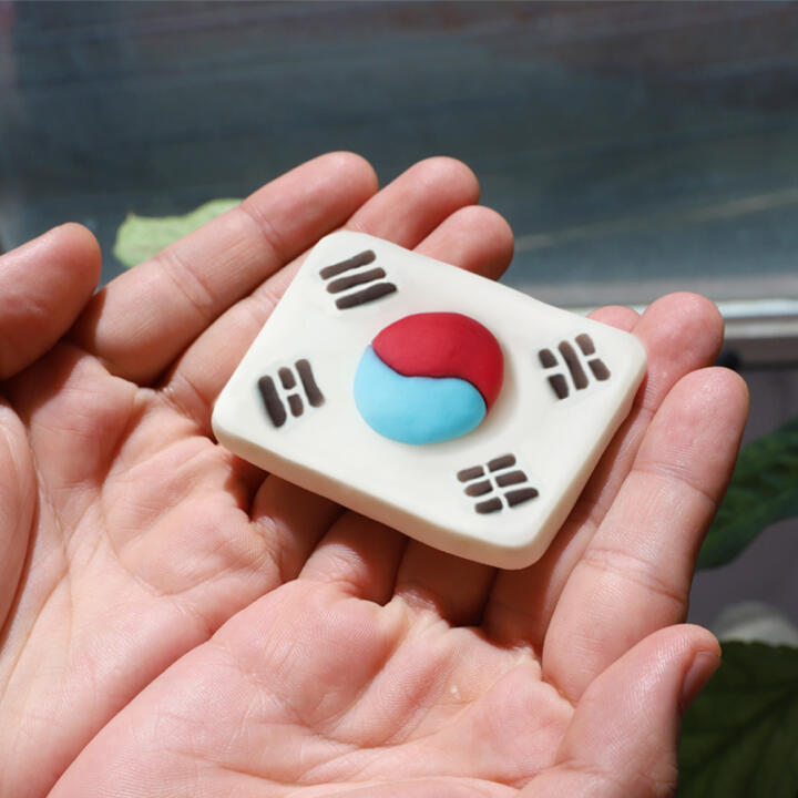 POOM | 태극기 클레이 비누 두개 만들기 키트 DIY KIT