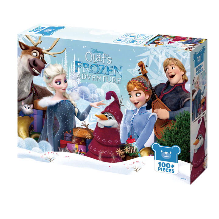 POOM | 100피스 겨울왕국 올라프 어드벤쳐 디즈니 직소퍼즐