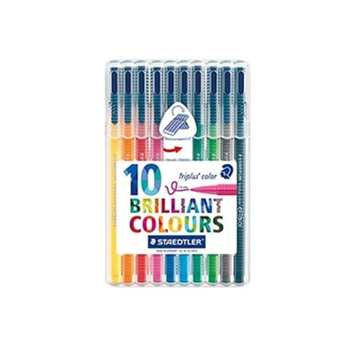 POOM | 스테들러 트리플러스 칼라 323SB10 수성사인펜세트[00032160]