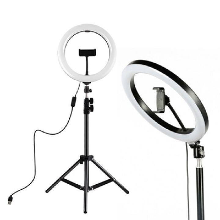 POOM | 삼각대 USB LED 링라이트 방송 촬영 링 조명 LIGHT33