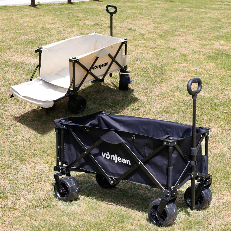 POOM | 본젠 CW-W859 뒷문개방형 접이식 캠핑 웨건 (광폭바퀴)