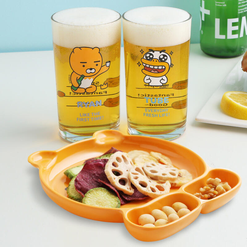 POOM | 카카오프렌즈 소맥잔 2P + 안주접시