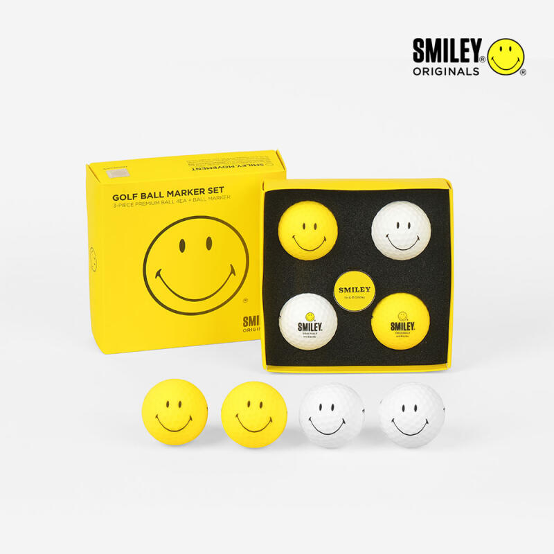 POOM | 4구볼마커세트 (행복을 머금은 3피스 골프공)