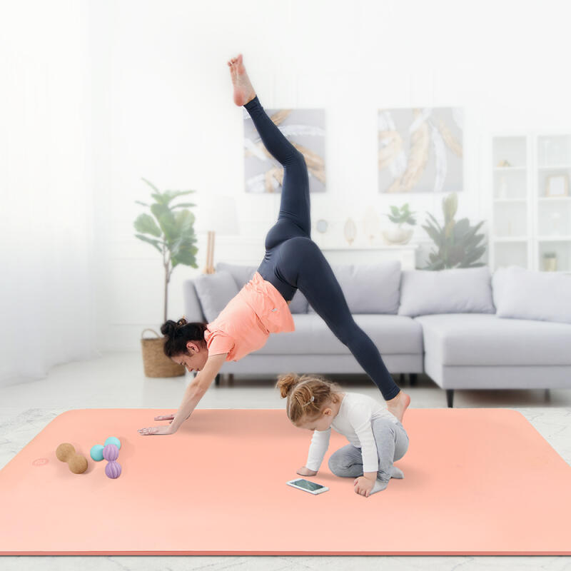 POOM | TPE 요가매트 10mm 피치핑크 초대형 자이언트매트