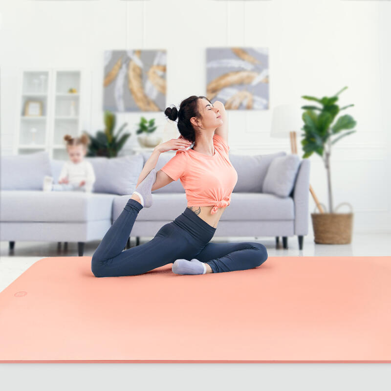 POOM | TPE 요가매트 10mm 피치핑크 초대형 자이언트매트