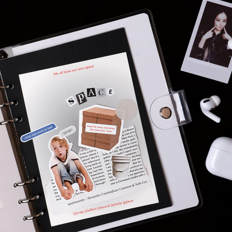 POOM | 루카랩 스크랩 더 모먼트 A5 6공 만년 다이어리 팩