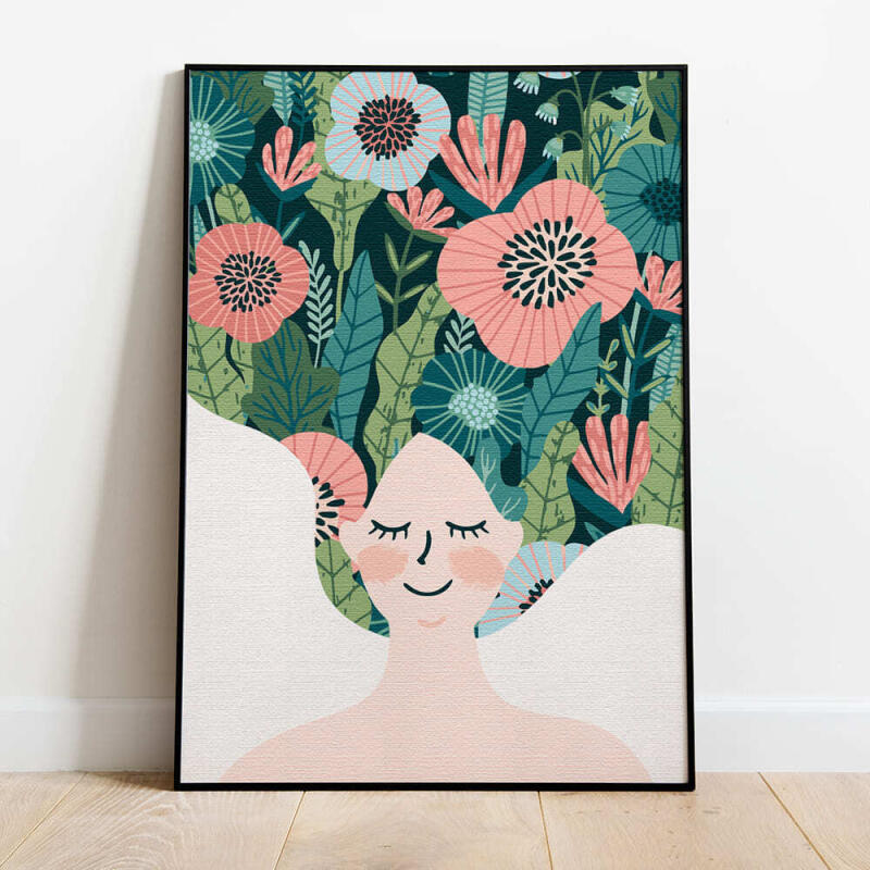 Poom 명화그리기 상상의 꽃밭 캔버스페인팅 Diy 유화그림