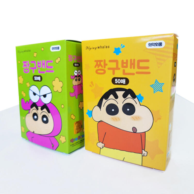 Poom 짱구는못말려 짱구밴드 일회용 표준형 50매 반창고