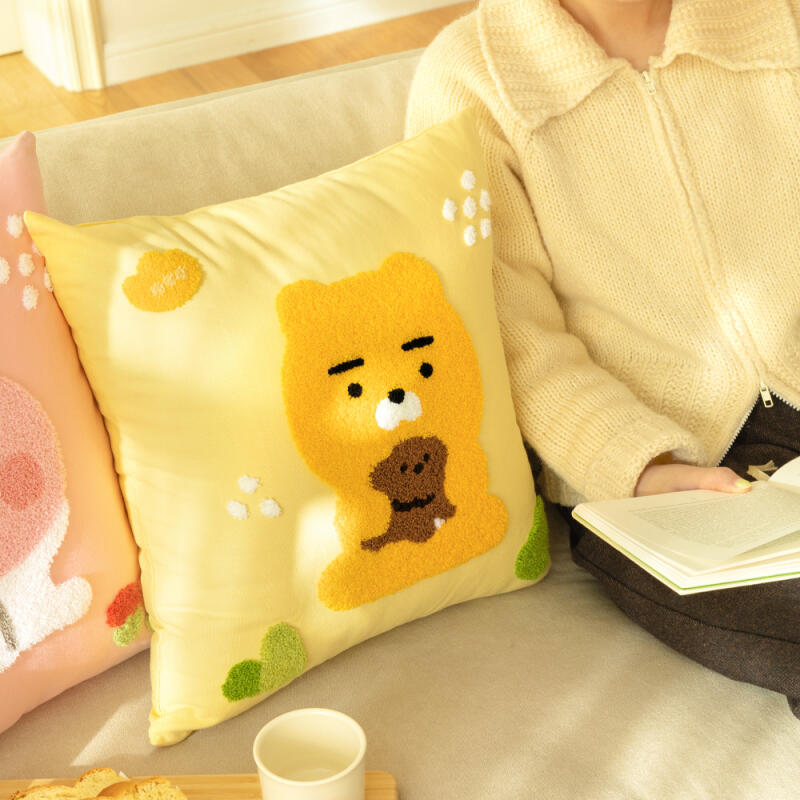Poom 카카오프렌즈 에이프릴샤워 사각 쿠션 커버