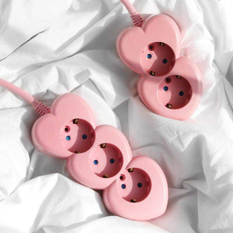 POOM | 하트탭 디자인 멀티탭 3구 3m 16A