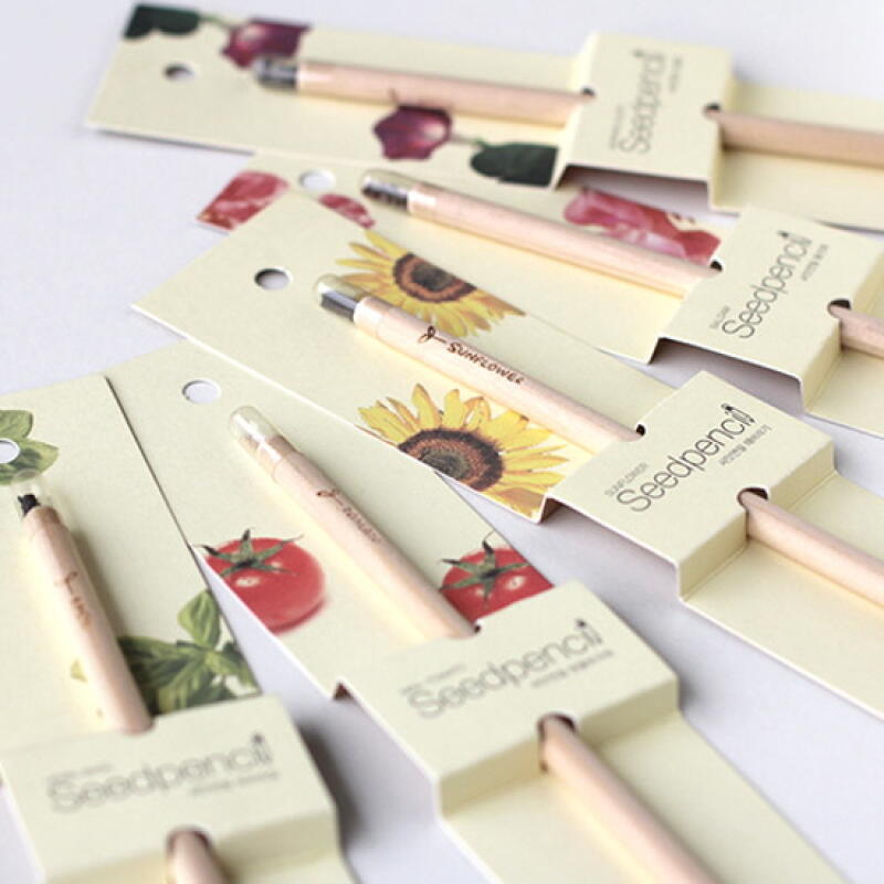 POOM | 꿈쟁이 씨앗연필 1p 식물기르기 5종