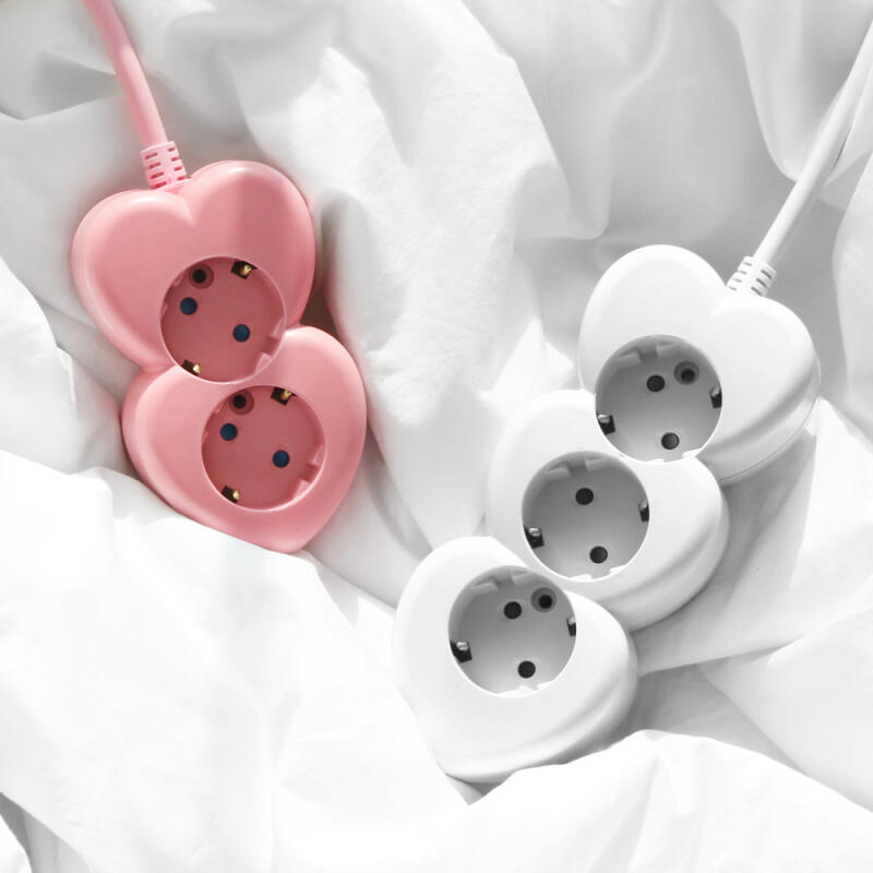 POOM | 하트탭 디자인 멀티탭 2구 3m 16A