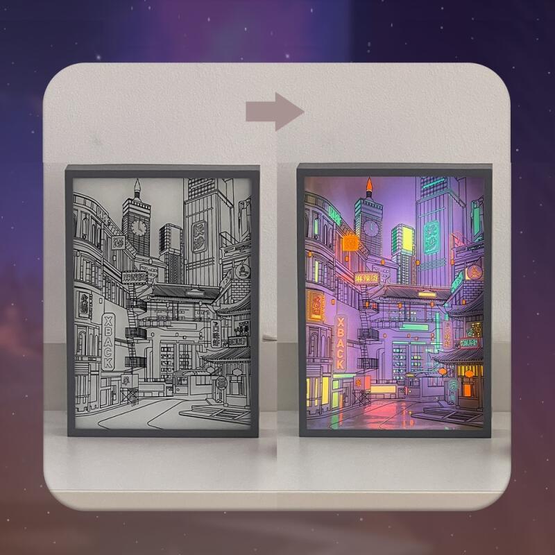 POOM | bookaz led 액자 무드등 라이트