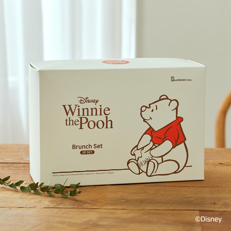 Poom 디즈니 디즈니 곰돌이 푸 브런치식기 3p