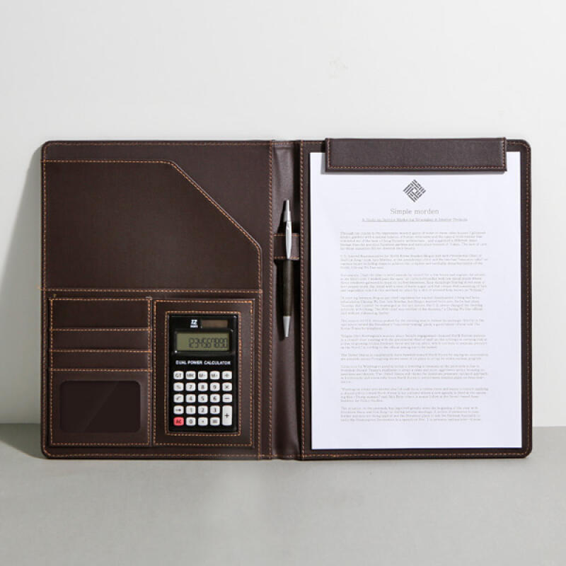 POOM | 대기업 공무원 오피스 A4 서류정리 계산기 폴더서류판