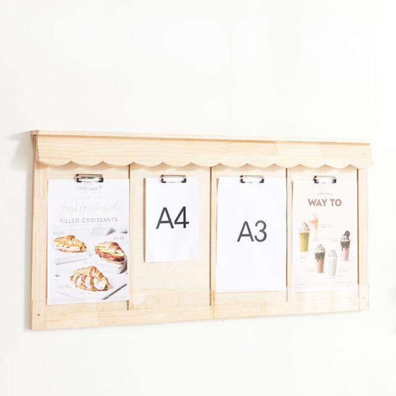 POOM | 피터 A3 클립형 4칸 게시판