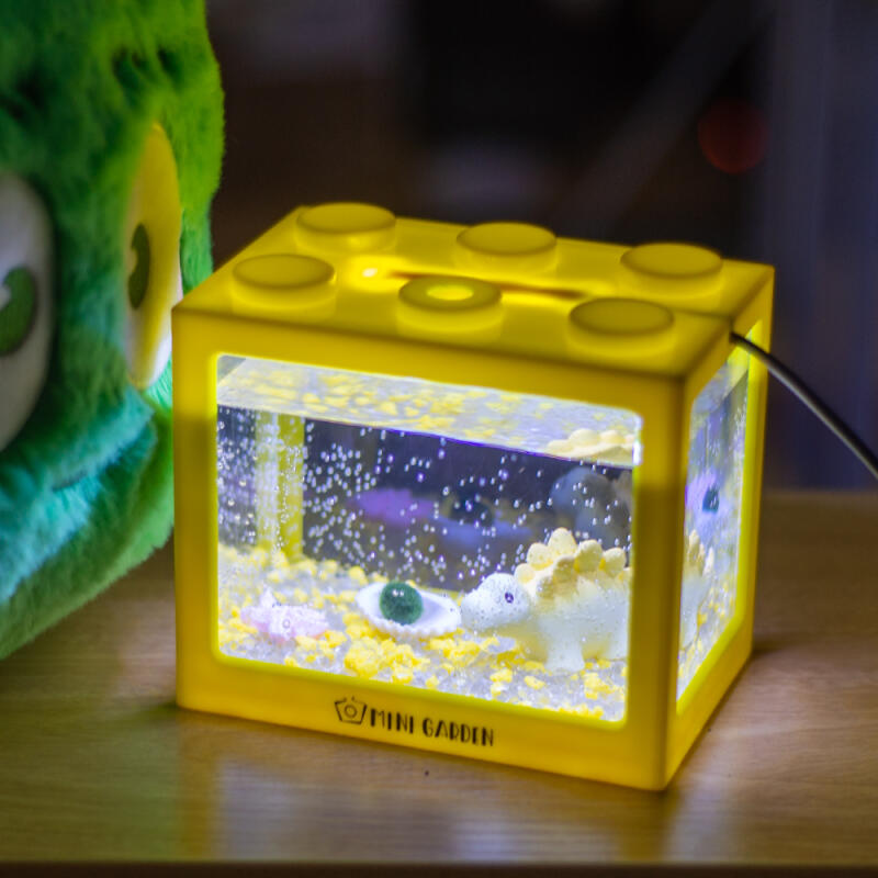 POOM | 반려식물 마리모 LED 블럭어항 DIY 세트(마리모L)