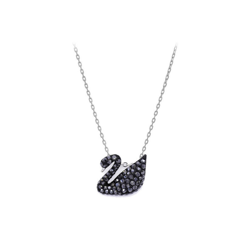 POOM | 스와로브스키 목걸이 백조 블랙 스완 스몰 5347330