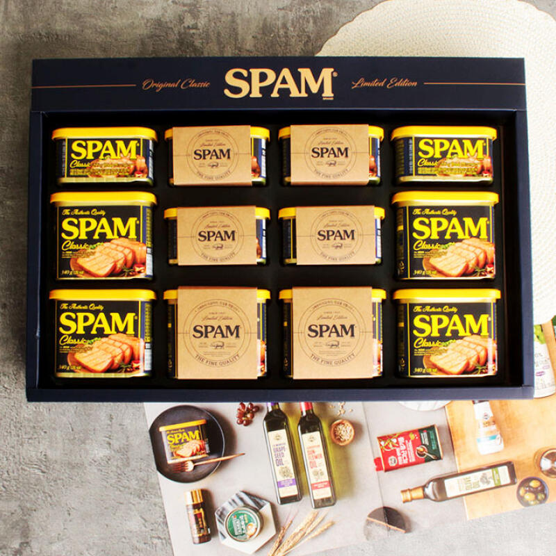 POOM | 스팸3호 선물세트/햄 스팸세트 명절 선물 쇼핑백포함