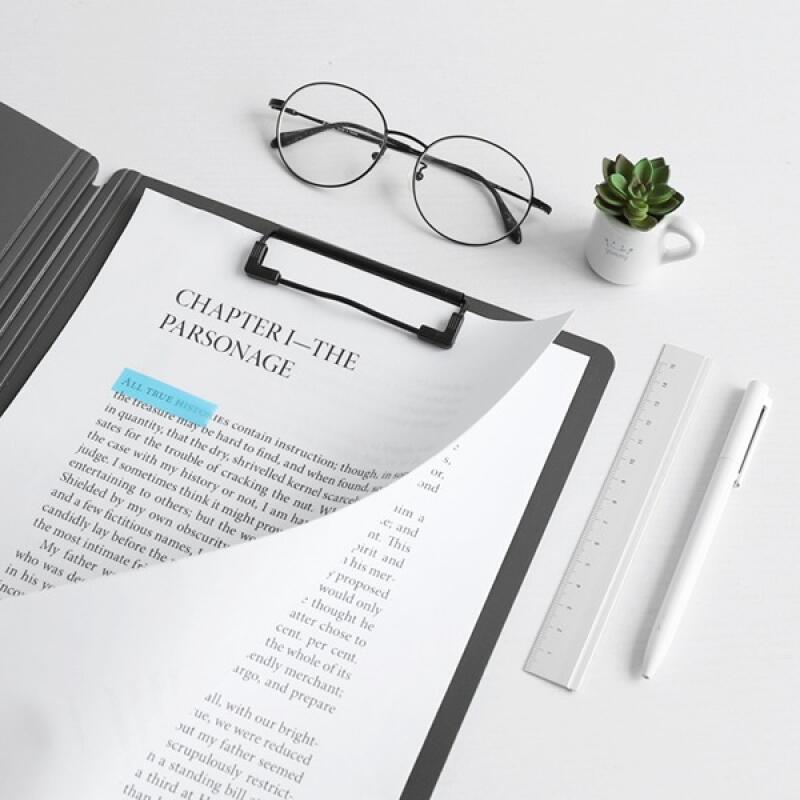 POOM | A4폴더형 가로세로 이중클립 서류레포트 보드 파일판