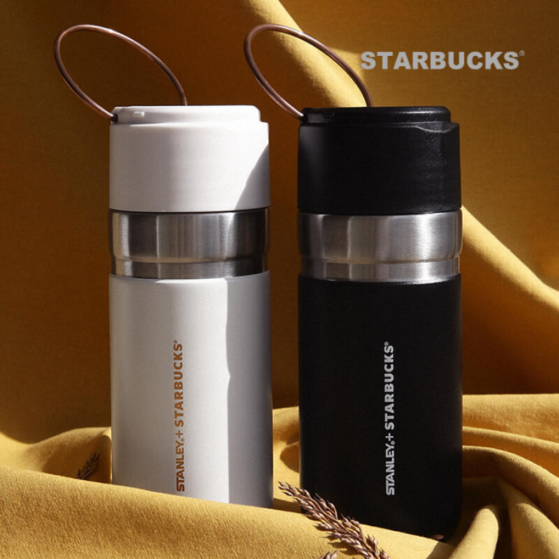 POOM | 스타벅스 SS 블랙앤골드 보온보냉 텀블러 500ml