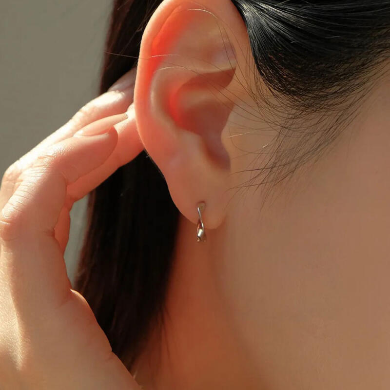 POOM | 실버 925 서클 팬던트 순은 목걸이 귀걸이 2color