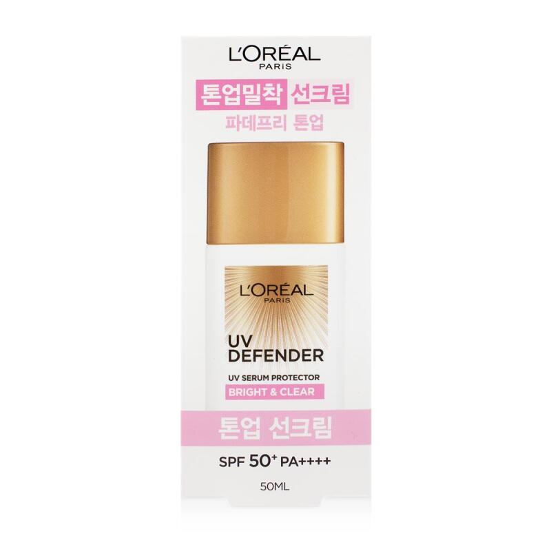 POOM | 로레알 유브이 디펜더 선크림 50ml / 브라이트&클리어
