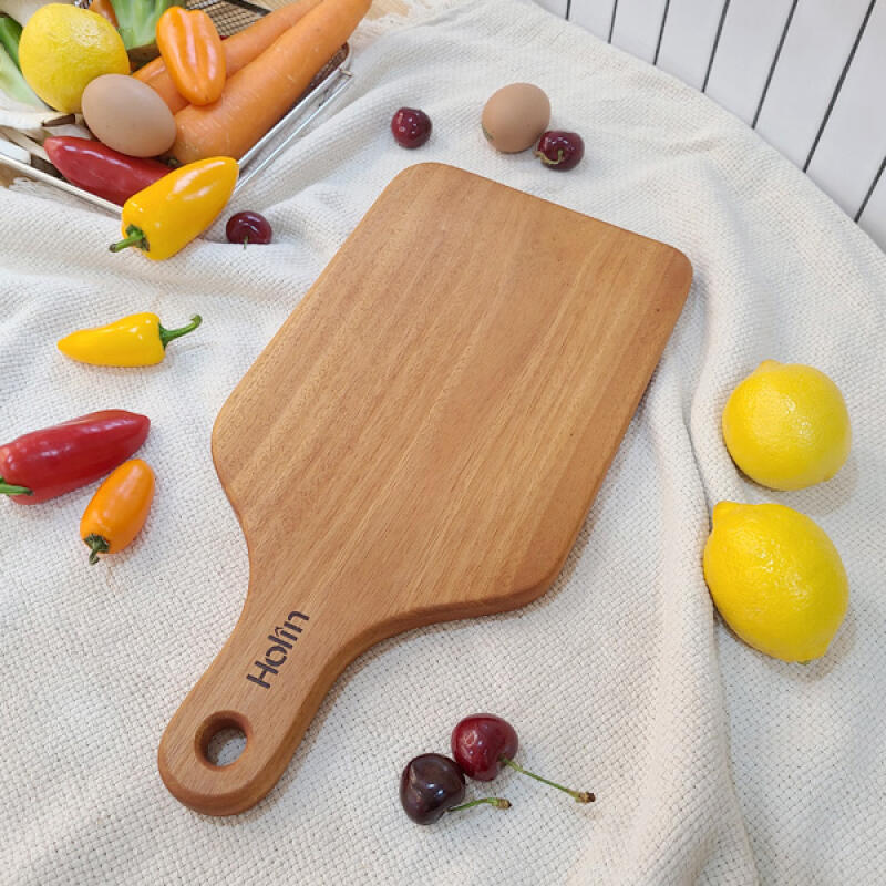 POOM | Holin 마호가니 원목 도마 스퀘어+라운드 SET