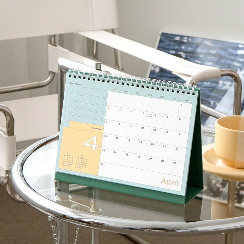 POOM | 2023 먼슬리 가이드 탁상 달력 (13개월 캘린더)