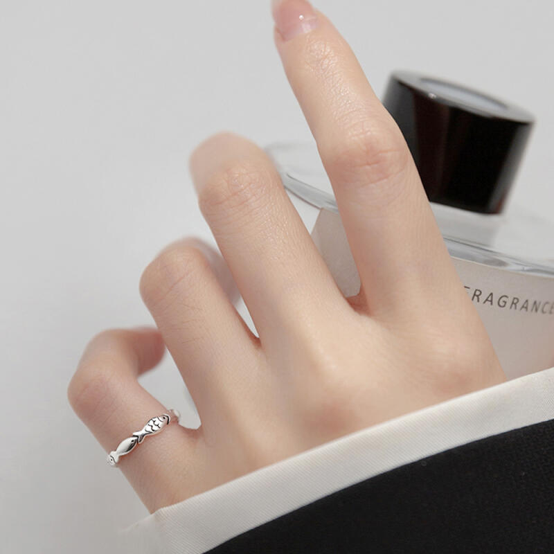 POOM | 토니아 925실버 수능 명예 행운 우정링 애끼 반지