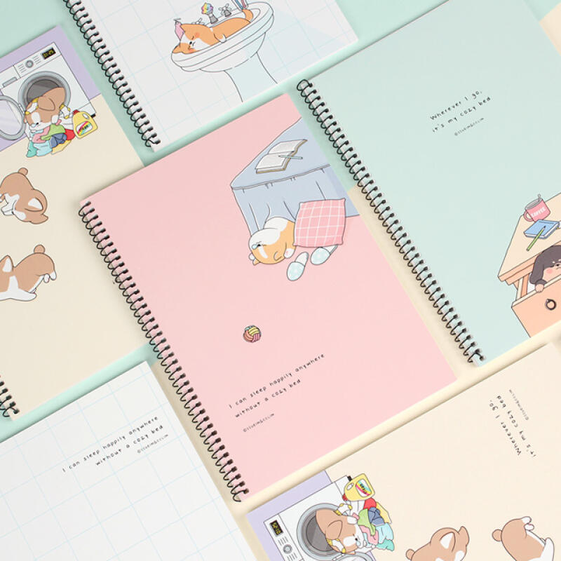 POOM | A5 스프링 노트_이리눕개(5개 1세트)