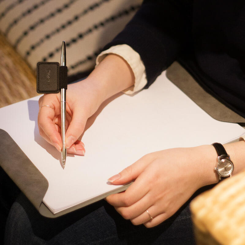 POOM | 리패드-A4클립보드 인조가죽 자석 메모패드