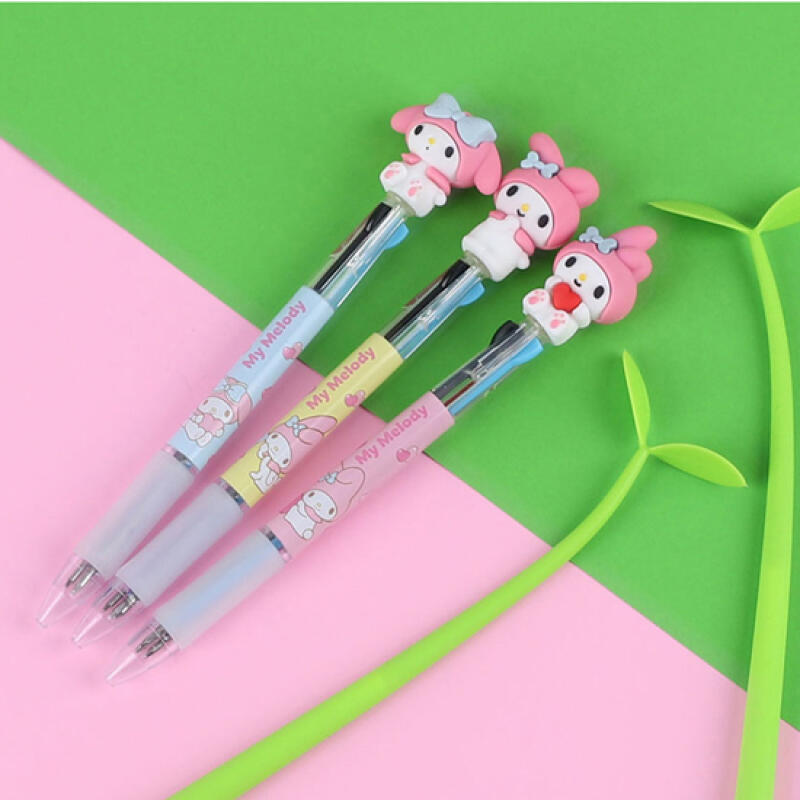 POOM | 산리오 마이멜로디 피규어 3색 볼펜 1p 랜덤 0.7mm