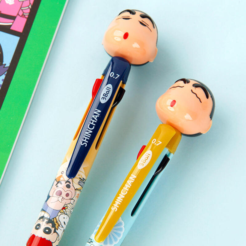 POOM | 짱구는못말려 마스코트 3색 볼펜 랜덤 1P