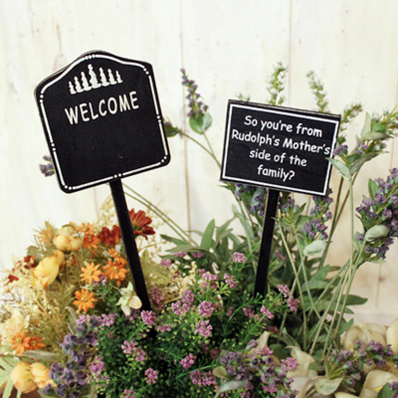 POOM | 웰컴 블랙보드 피켓 2p set