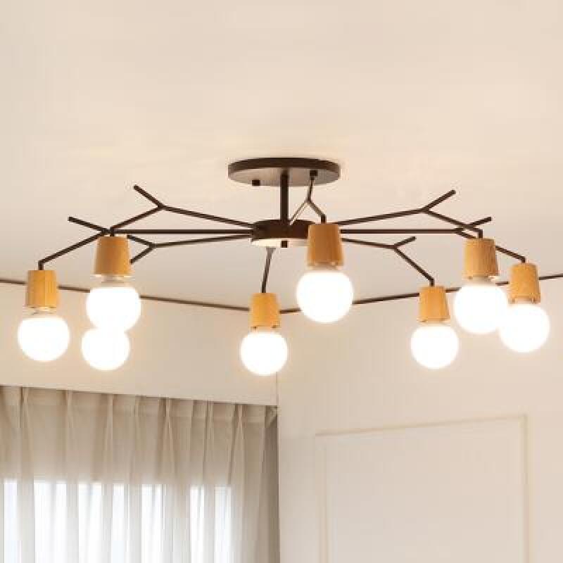 POOM | [LED] 보우 8등 거실등